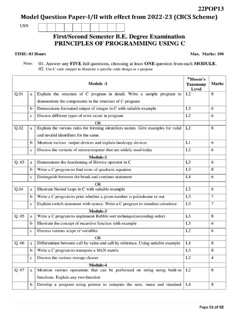 22 POP13 Set 2 | PDF