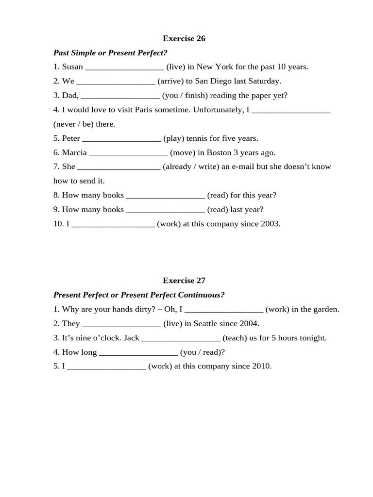 Exercise 26 28 | PDF