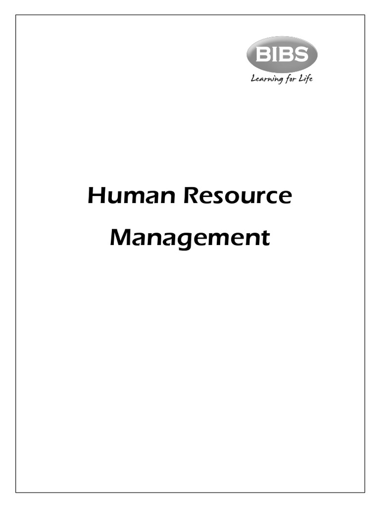 e-Book Human Resource Management (1) | PDF | Human Resource Management | Human Resources
