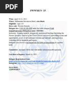 DSMUN 2025: Registration & Details | PDF