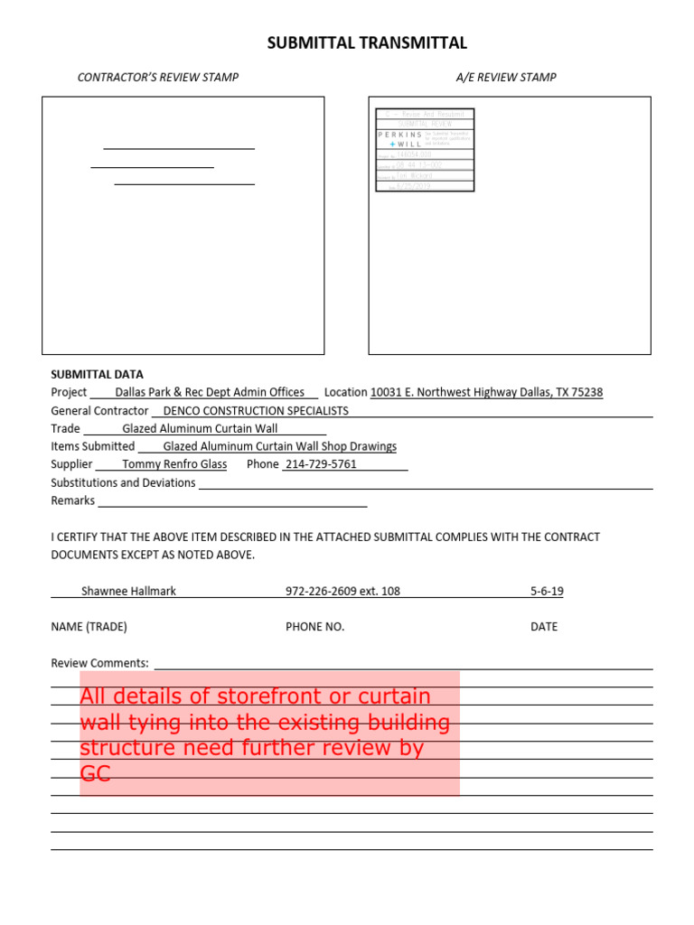 08 44 13 - 002 Curtain Wall Shop Drawings | PDF | Building Engineering ...