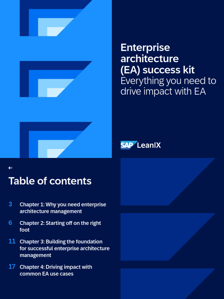 LeanIX Enterprise Architecture Success Kit | PDF | Enterprise ...