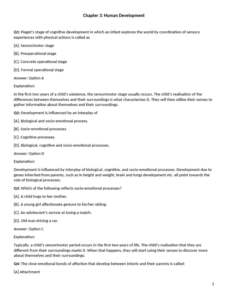 Understanding Human Development Stages | PDF | Adolescence | Psychology