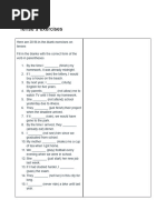 Tenses Do As Directed Sample | PDF | Grammatical Tense | Grammar