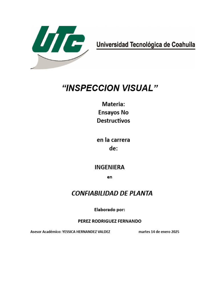 Inspección Visual de Aluminio | PDF | Aluminio | Ingeniería mecánica