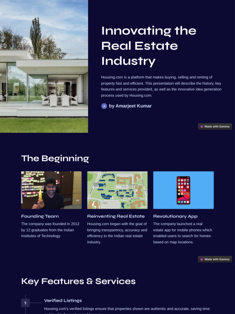 Innovating The Real Estate Industry | PDF | Usability | Computing