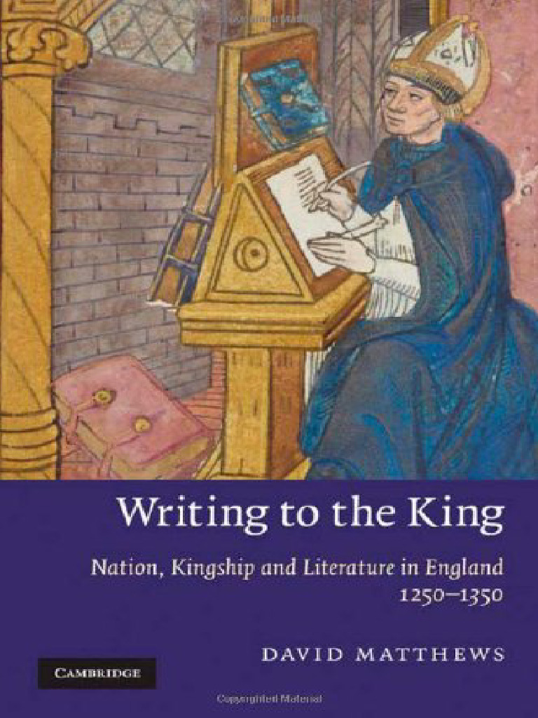 (Cambridge Studies in Medieval Literature) David Matthews - Writing To ...