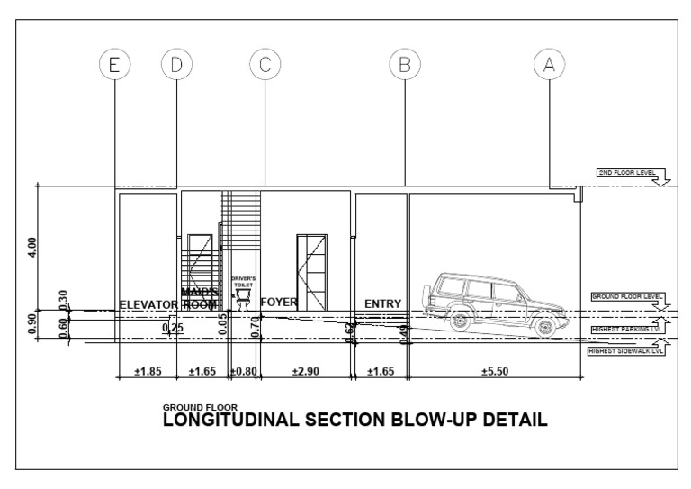 Blow-Up Detail - Longitudinal Section - A4 | PDF