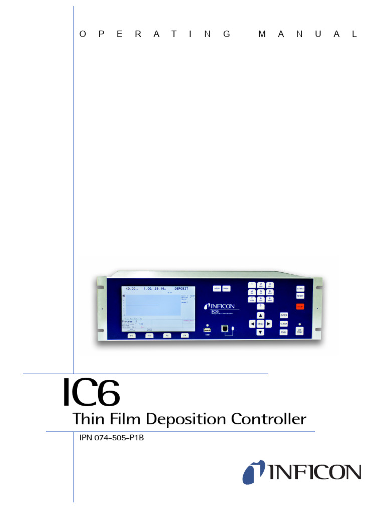 Inficon IC6 OM | PDF | Computer Network | Legal Liability