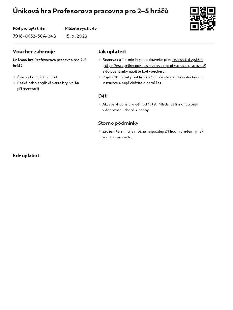 Slevomat CZ Voucher Profesorova Pracovna Pribeh Ktery Nezapomenete ...