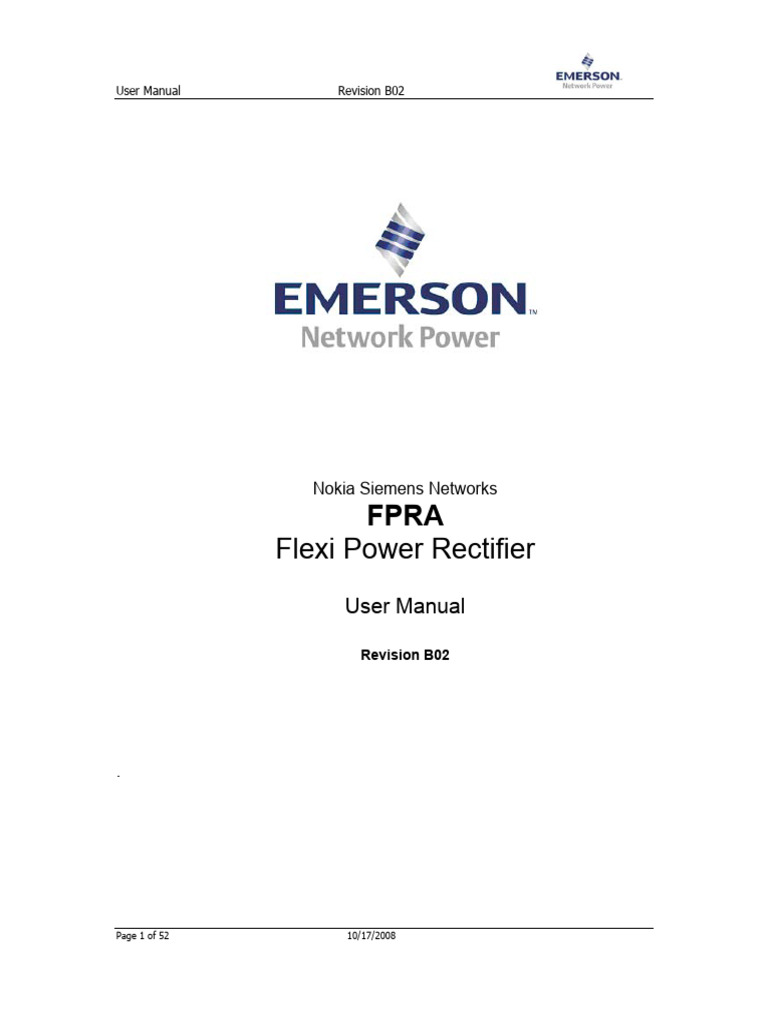 Flexi Power Rectifier User Manual | PDF | Ip Address | Menu (Computing)