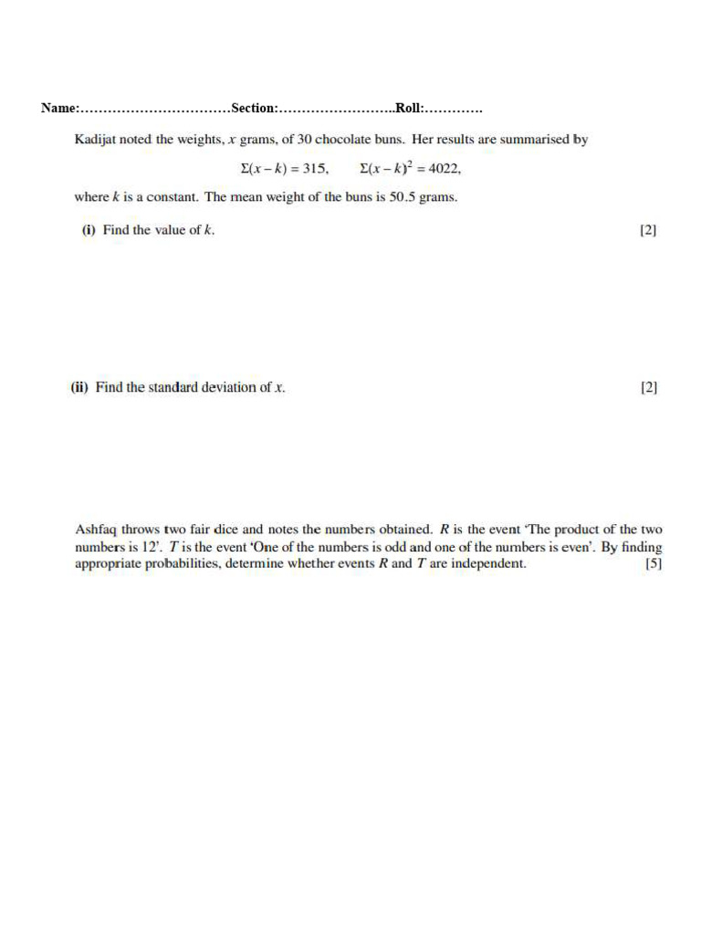 Std-XII Assignment | PDF