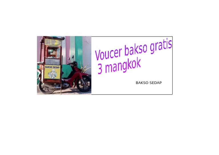 Voucer Bakso | PDF