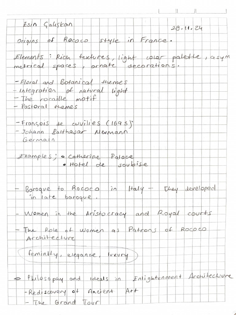 29.11.24 History of Architecture 3 Class Notes | PDF