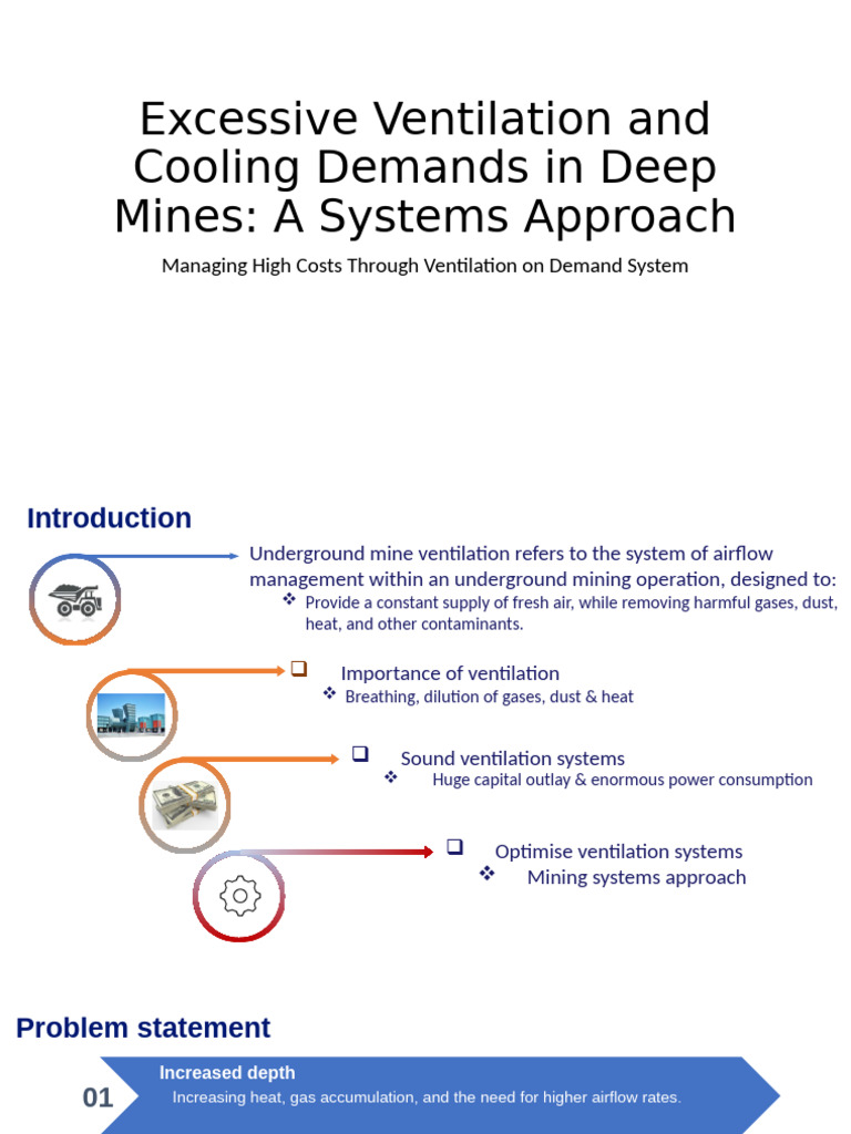 Excessive Ventilation and Cooling Demands in Deep Mines CC2 | PDF ...