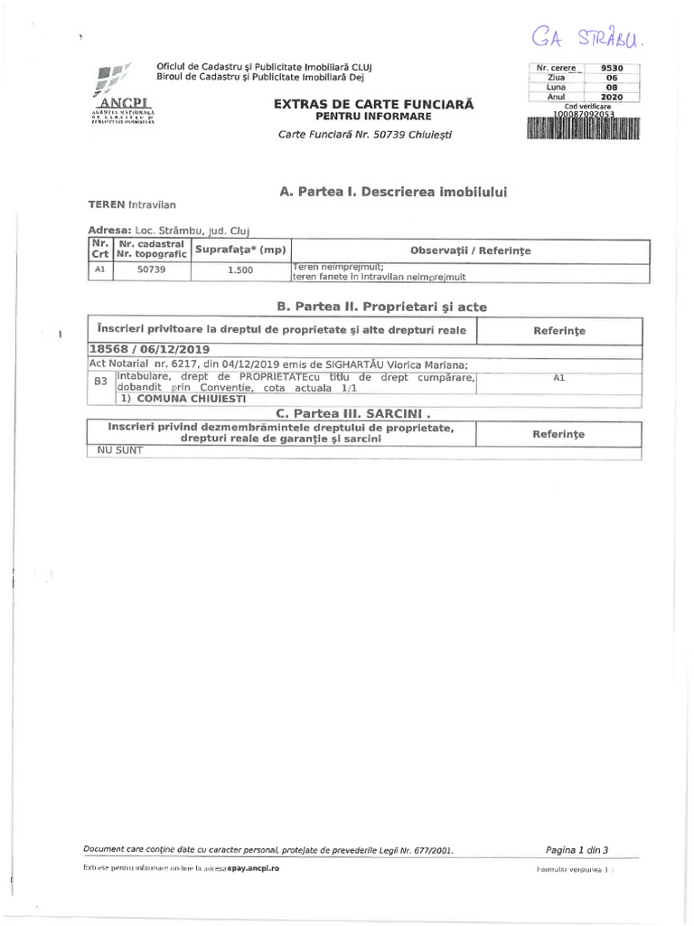 Extras Cf-Ga Strambu | PDF