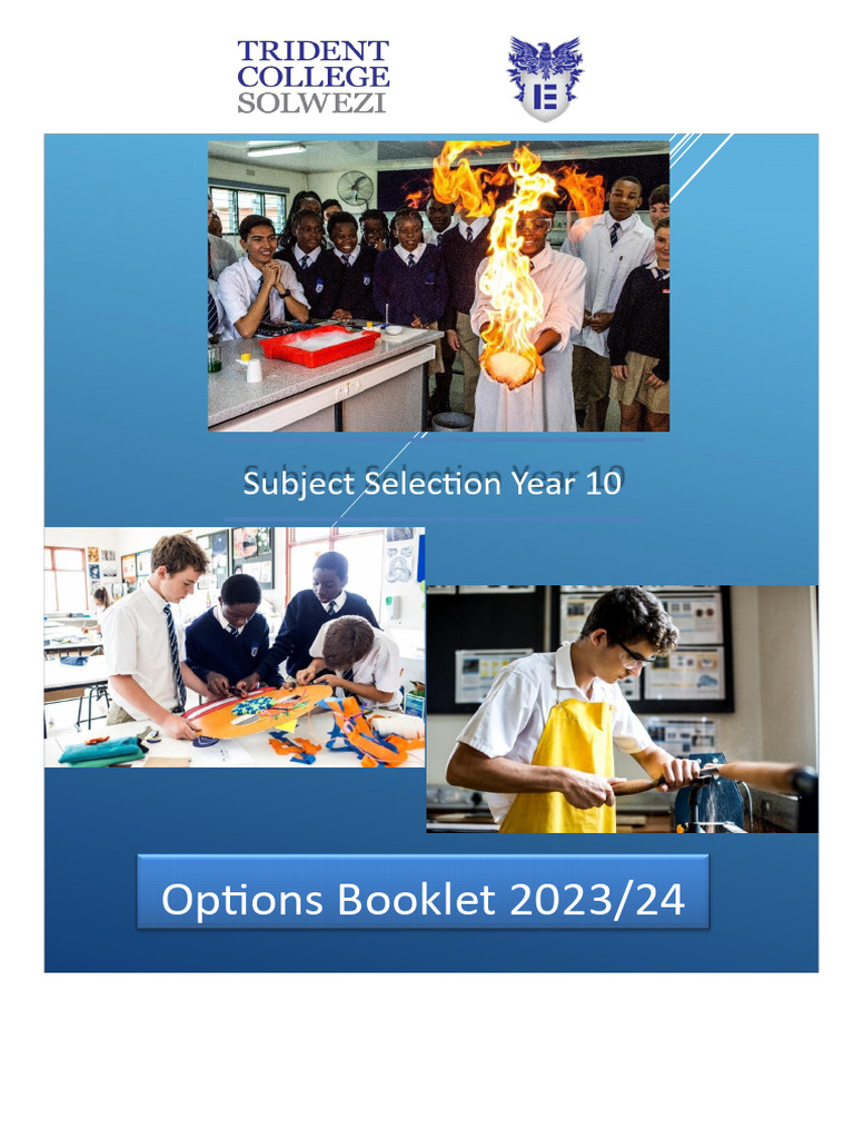 IGCSE Options Booklet 2023-2024 | PDF | Physics | Educational Technology
