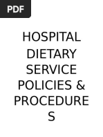 Hospital Kitchen Infection Control Checklist | PDF | Refrigerator | Kitchen