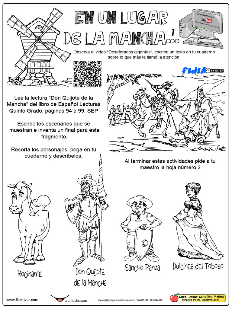 En Un Lugar de La Mancha 1 | PDF | Don Quijote | Novelas españolas