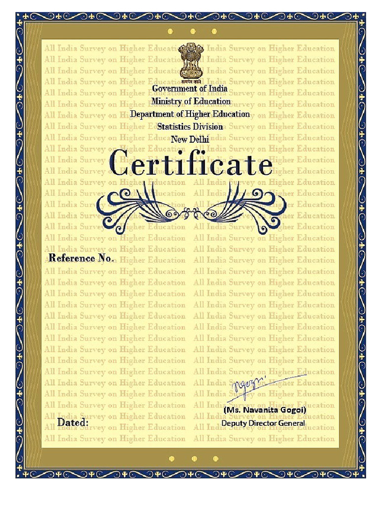 C-41237 Certificateold - DCF | PDF