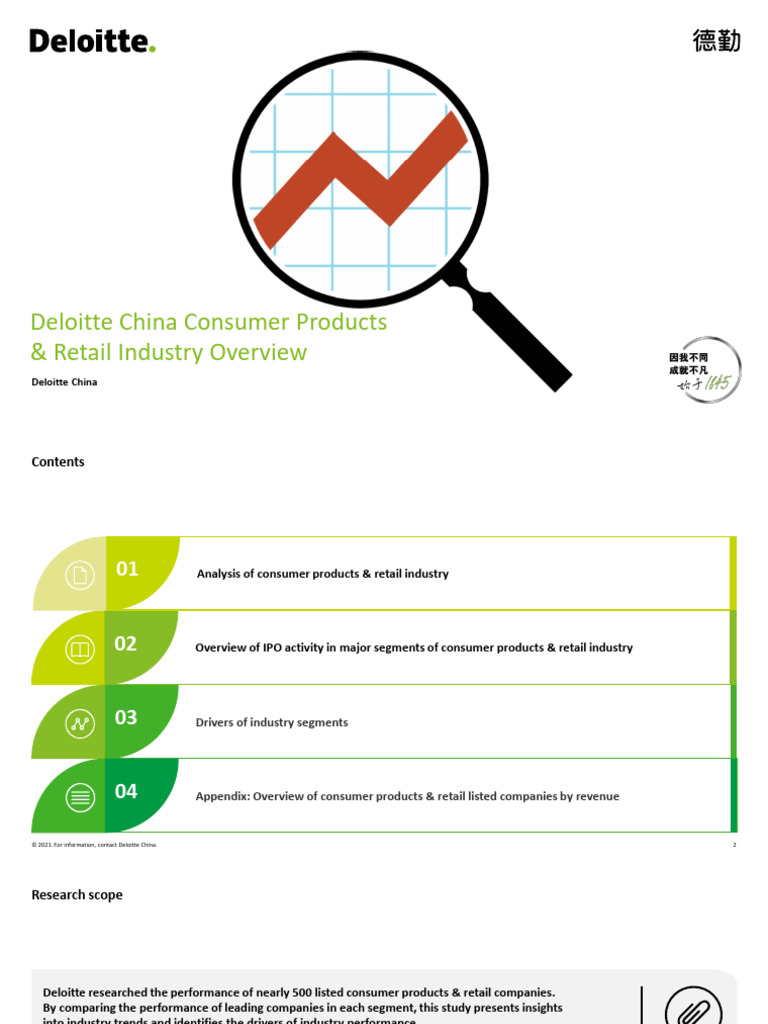 Deloitte CN CB Consumer Goods and Retail Industry Overview en 211025 | PDF | Supermarket | Retail