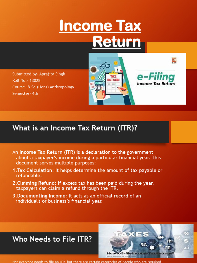 Understanding Income Tax Returns and RTI | PDF | Taxes | Tax Refund