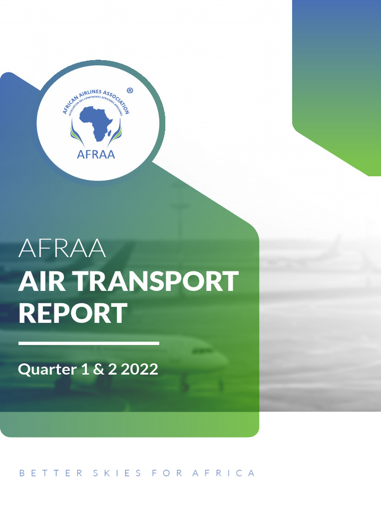 Afraa Air Transport Report q 12 2022 | PDF | Africa | Aviation