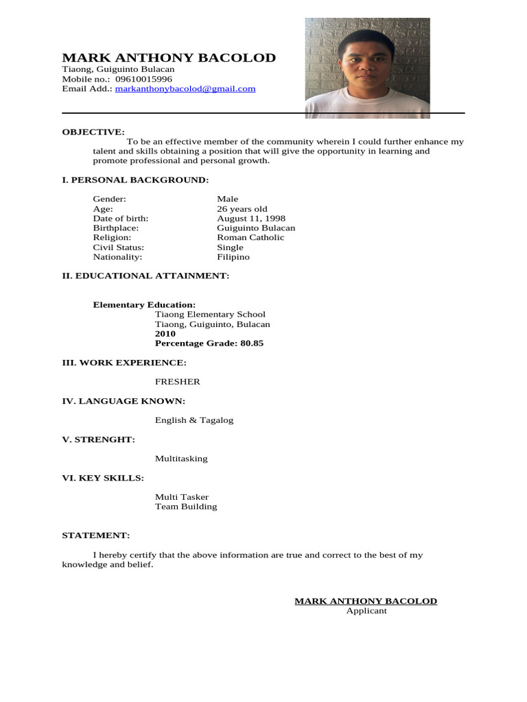 Anthony Resume Final | PDF