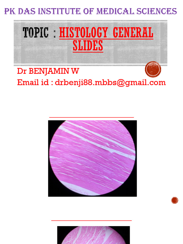 Histology General Slides-1-1 | PDF