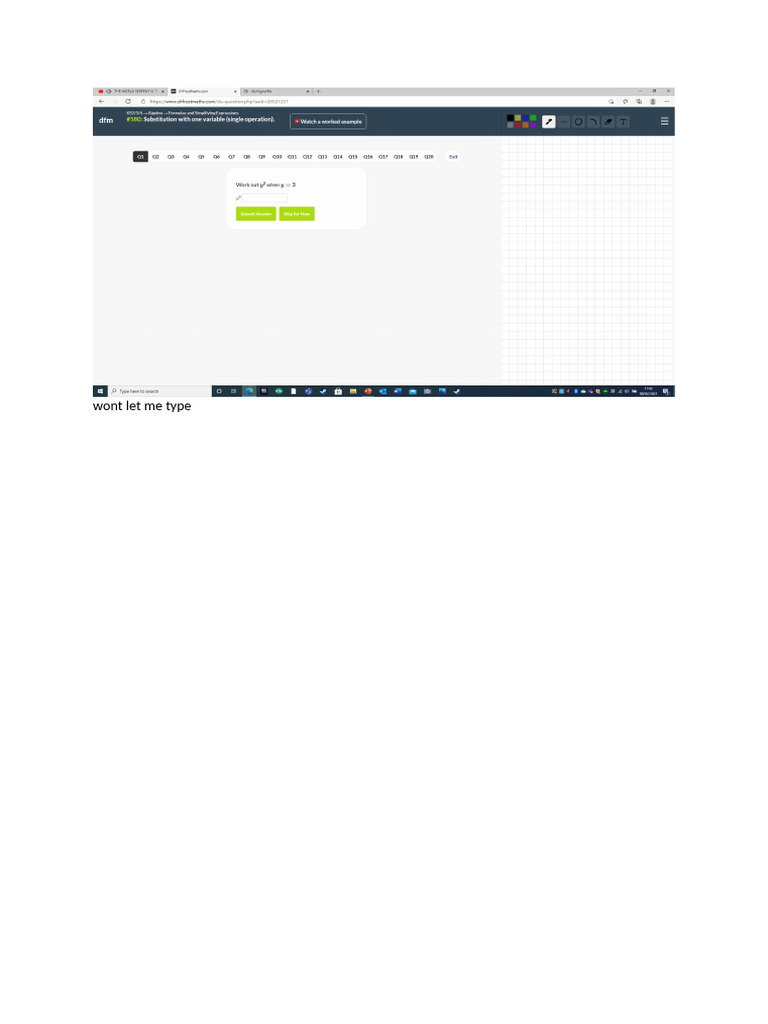 Wont Let Me Type | PDF
