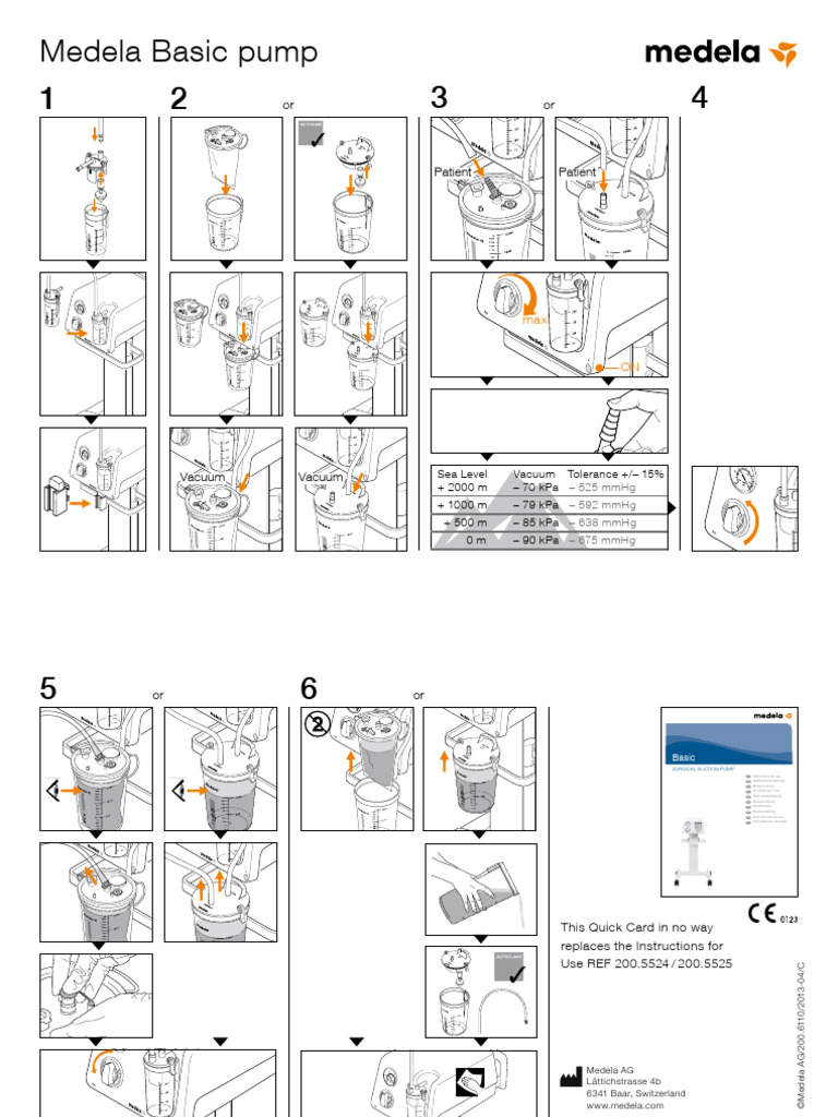 Basic Suction Pump Quick Card | PDF