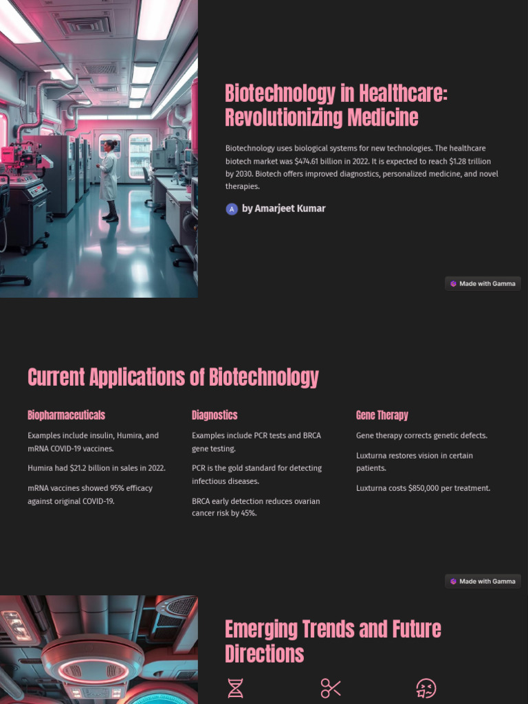 Biotechnology Transforming Medicine | PDF