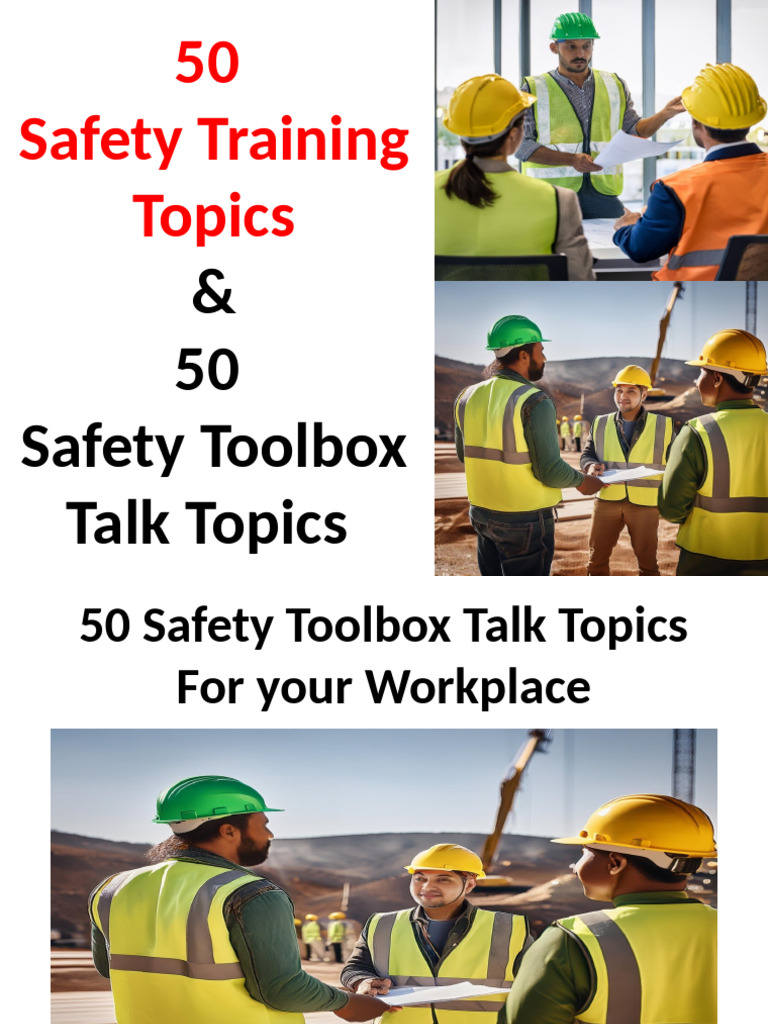 50 Essential Safety Training Topics | PDF | Fire Safety | Occupational ...