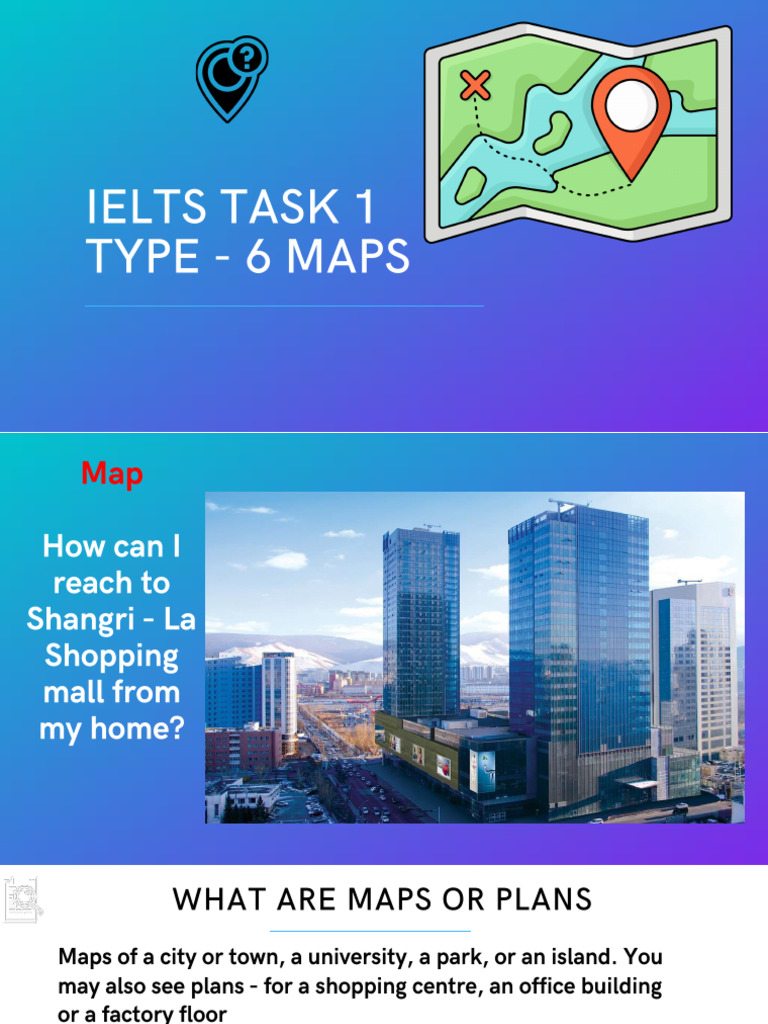 Ielts Task 1 Type - 6 Maps | PDF | Linguistic Typology | Languages