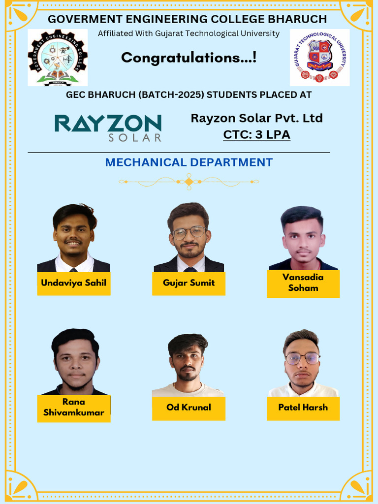 RAYZON SOLAR Internship Report by Divyansh | PDF
