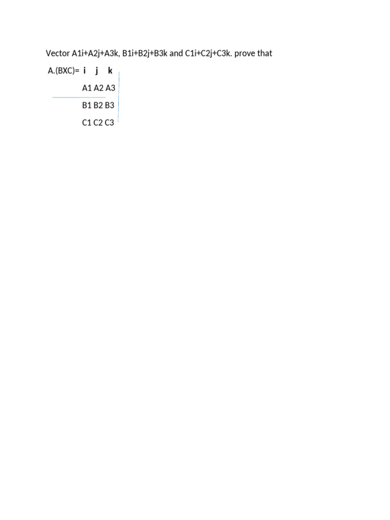Vector A1i | PDF