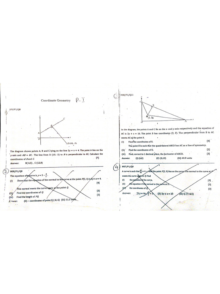 Coordinate Geometry | PDF