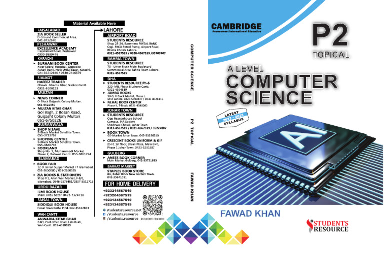 Computer Science p2 Topical Fawad Khan | PDF
