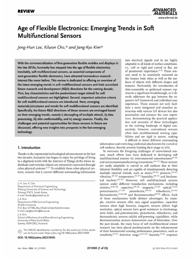 Wearable Electronics | PDF
