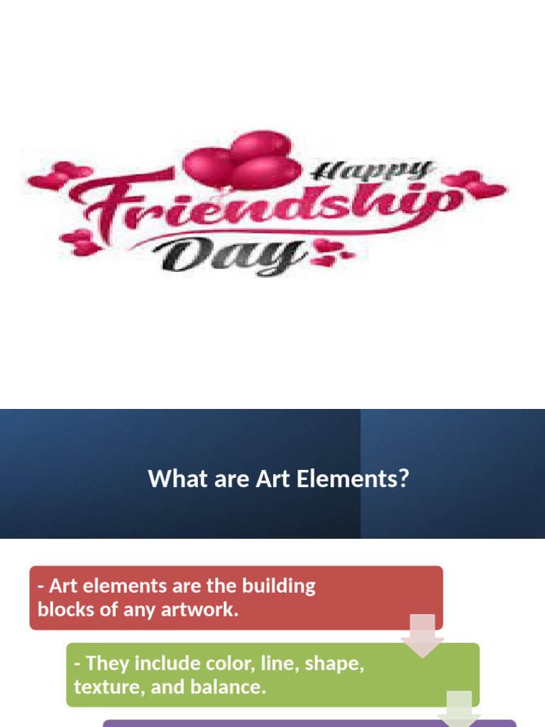 Friendship Day Art Elements | PDF