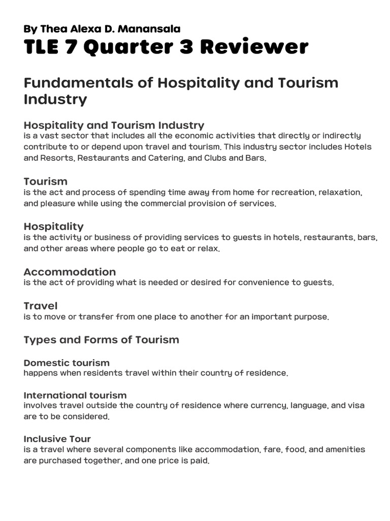 Tle q3 Reviewer | PDF | Cooking | Tableware
