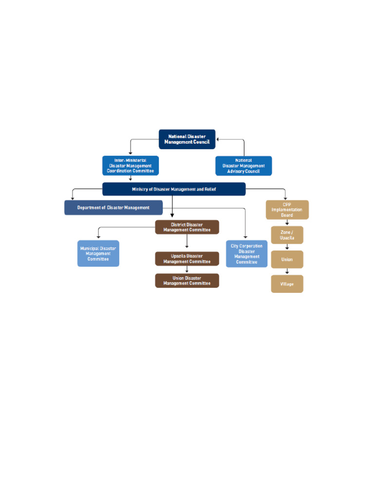 National Disaster Management System in Bangladesh | PDF | Emergency ...
