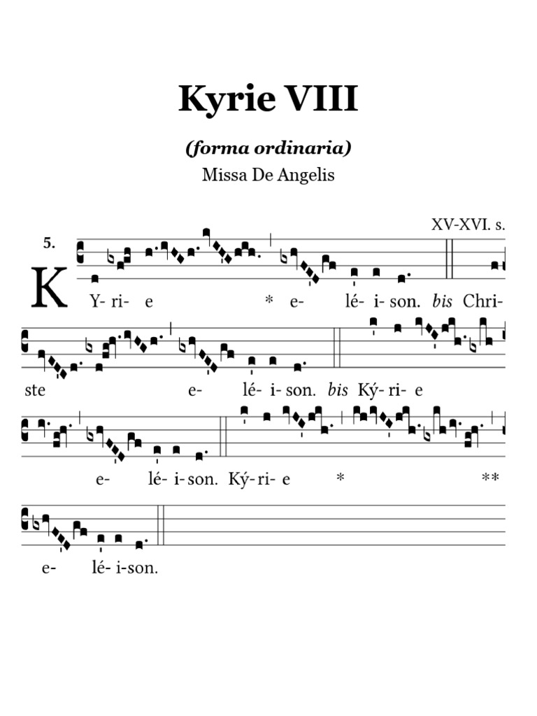 Kyrie de Angelis | PDF