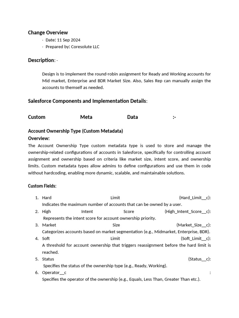 Round Robin Assignment in Salesforce Apex | PDF | Method (Computer Programming) | Databases