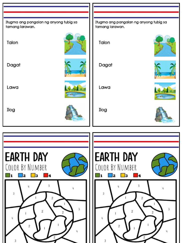 Kinder - Q4 - Week 2 - Worksheet | PDF