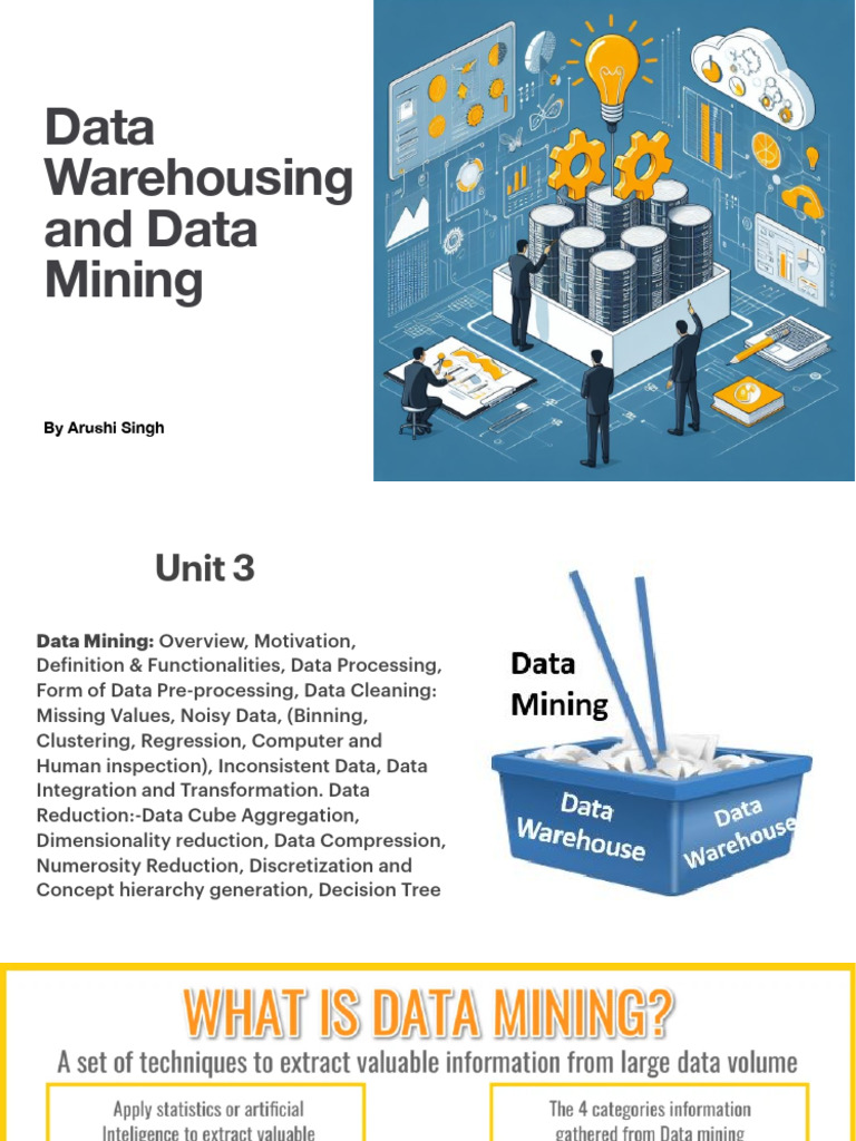 DWDM Lecture PPT Unit3 Part3 | PDF | Data | Data Mining