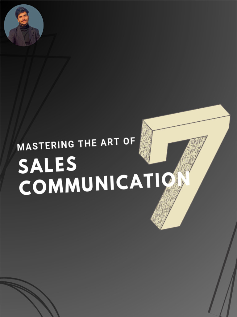 Mastering Sales Communication Skills | PDF