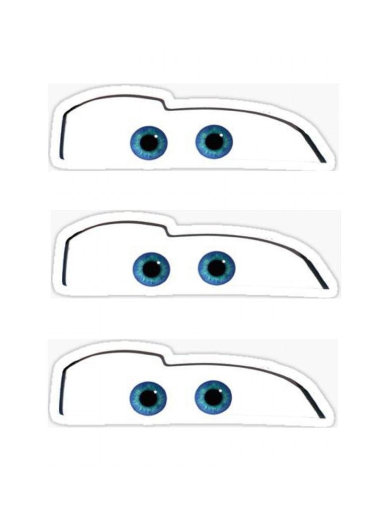 Ojos Cars para Disfraz - Medida Echa para Gorras | PDF