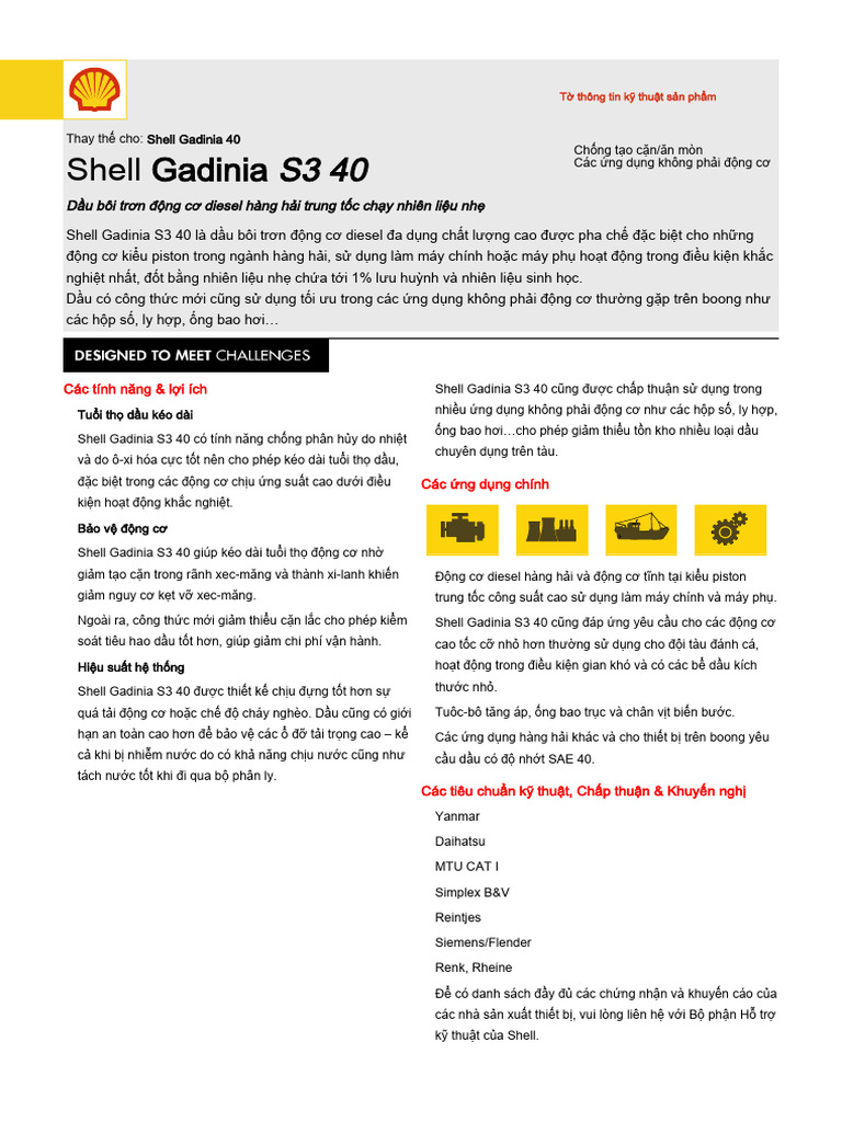 Gadinia S3 40 TDS VN | PDF