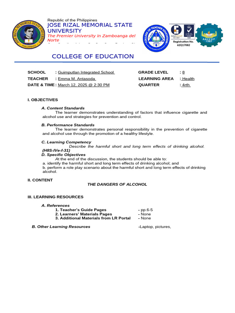 Dangers-of-alcohol | PDF | Alcoholism | Diseases And Disorders